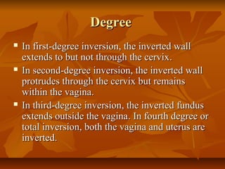 Displacement of the uterus | PPT