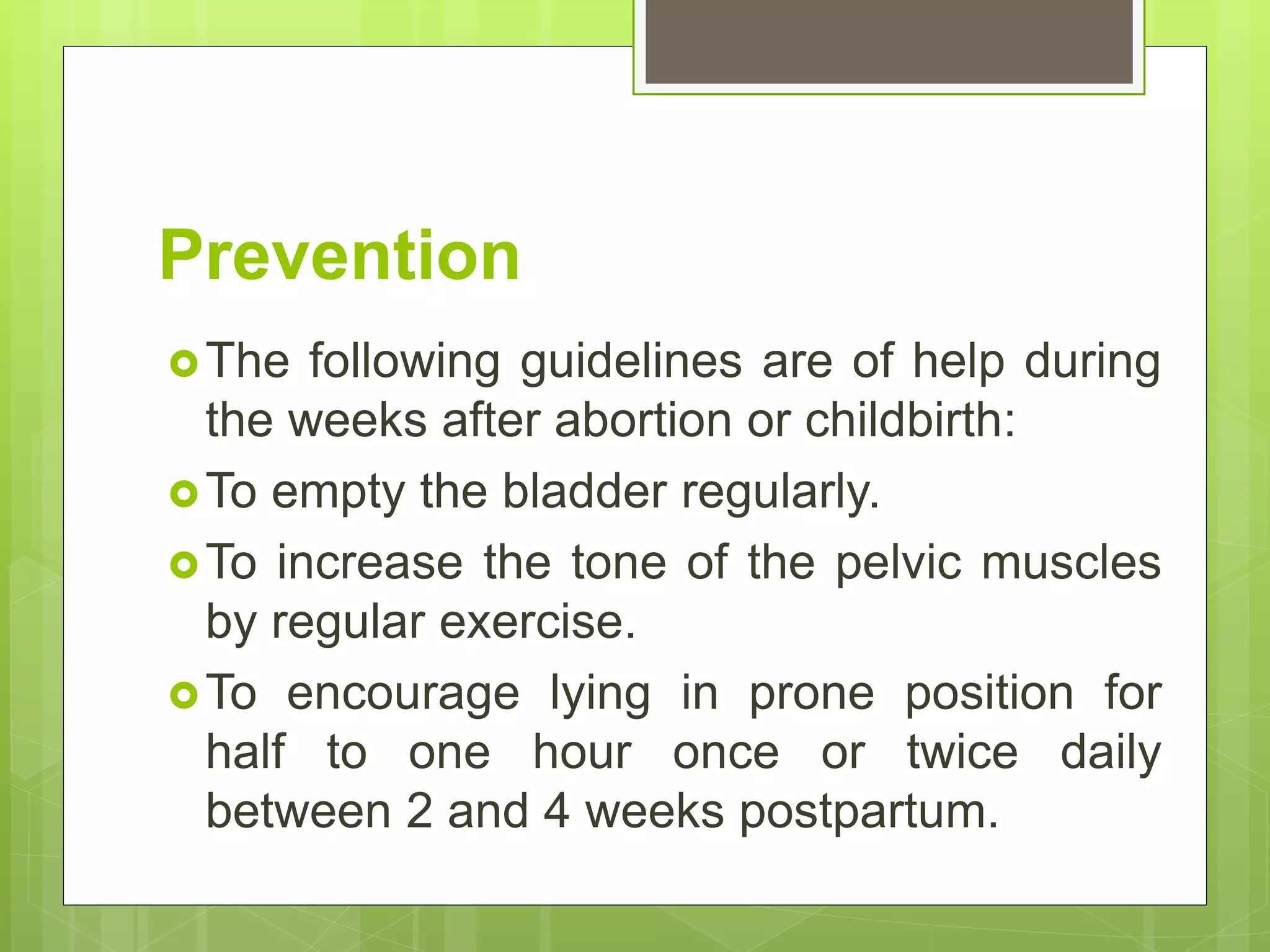 Displacement of the uterus | PPTX