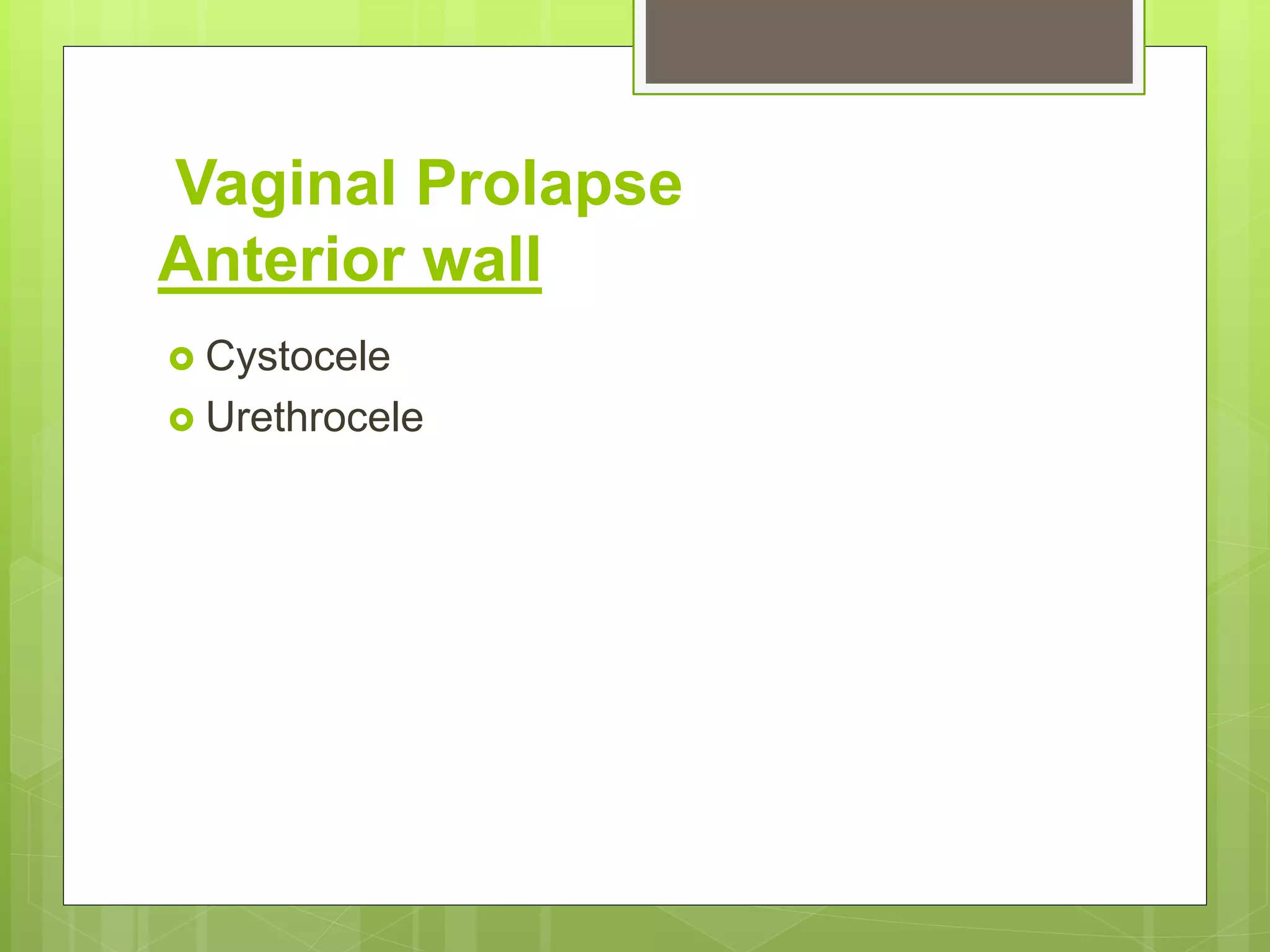 Displacement of the uterus | PPTX