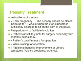 Displacement of the uterus | PPTX