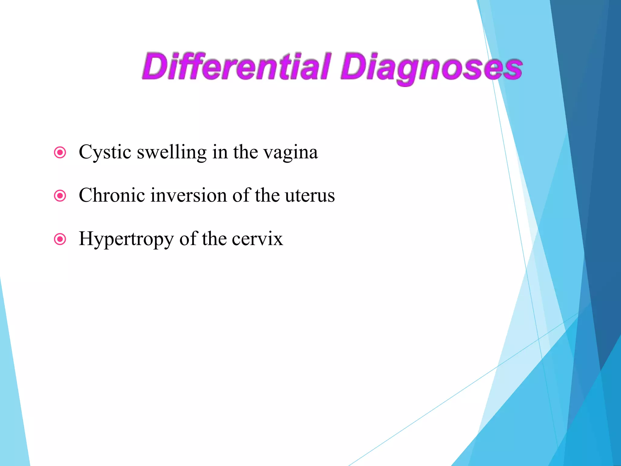 Displacement of uterus | PPTX