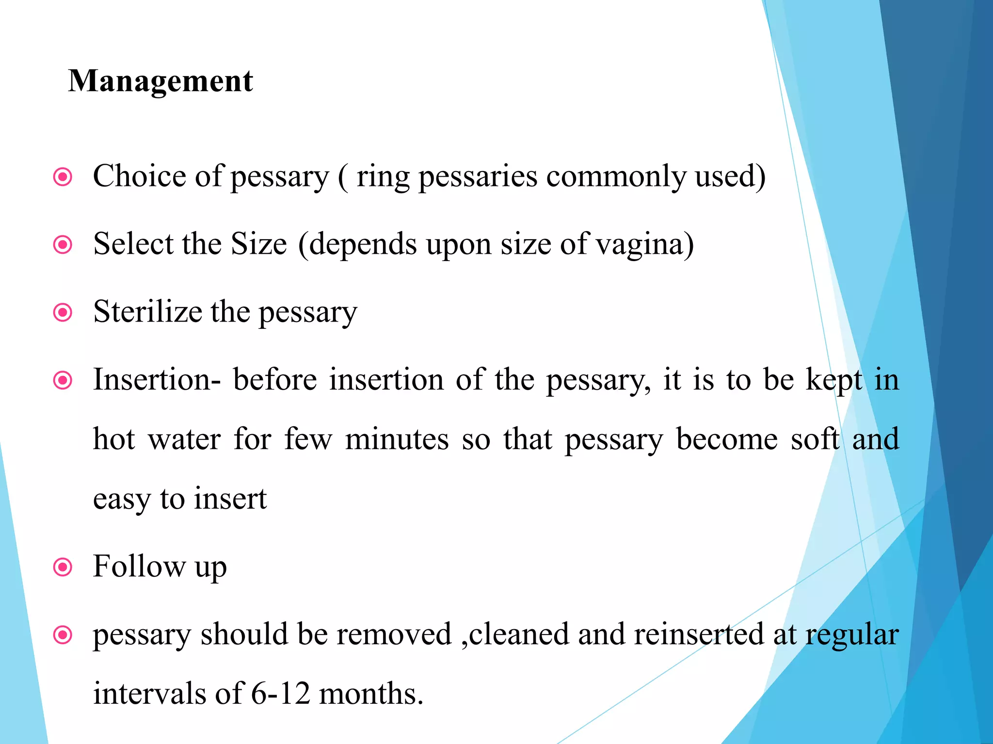 Displacement of uterus | PPTX