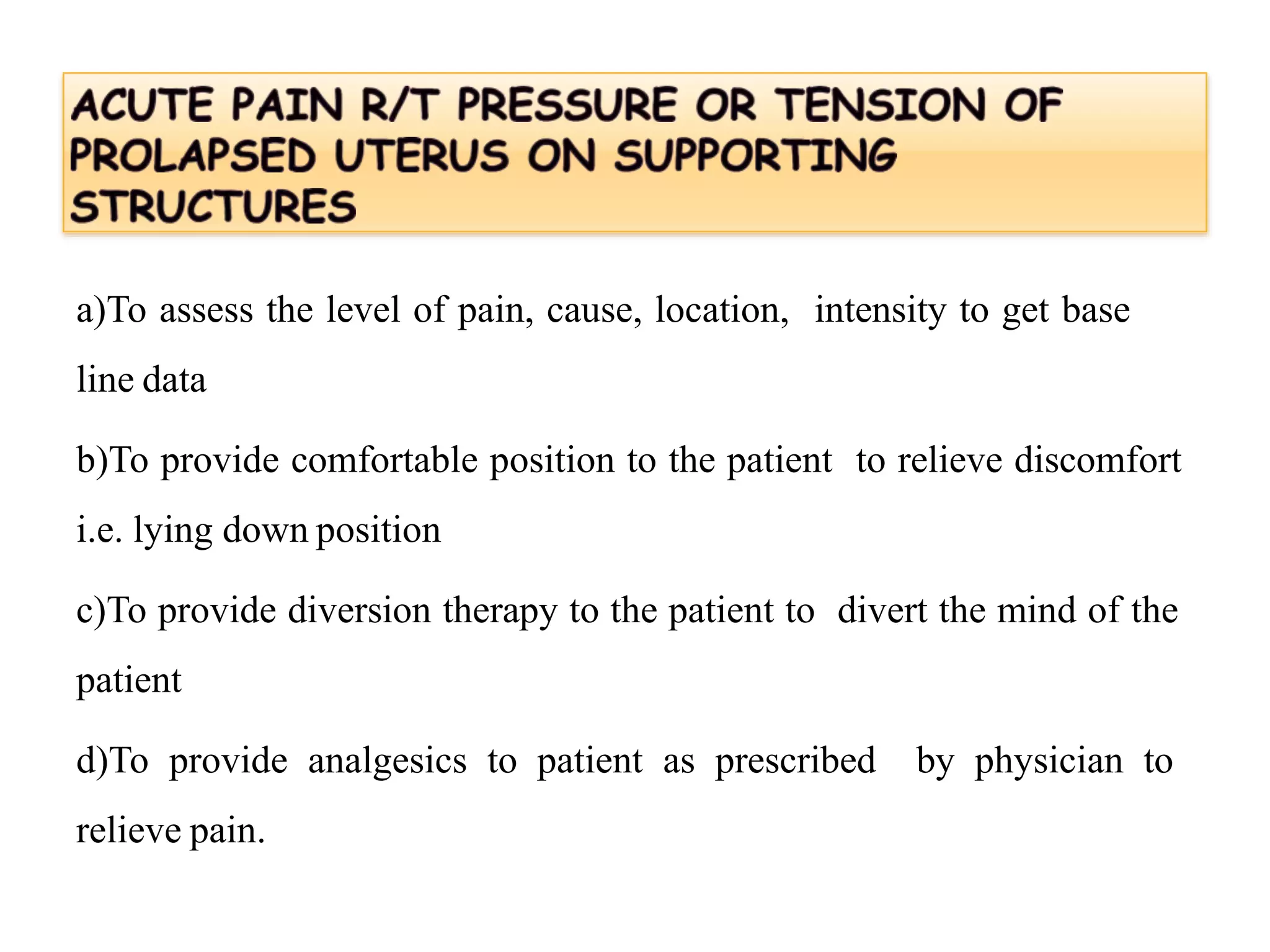 Displacement of uterus | PPTX
