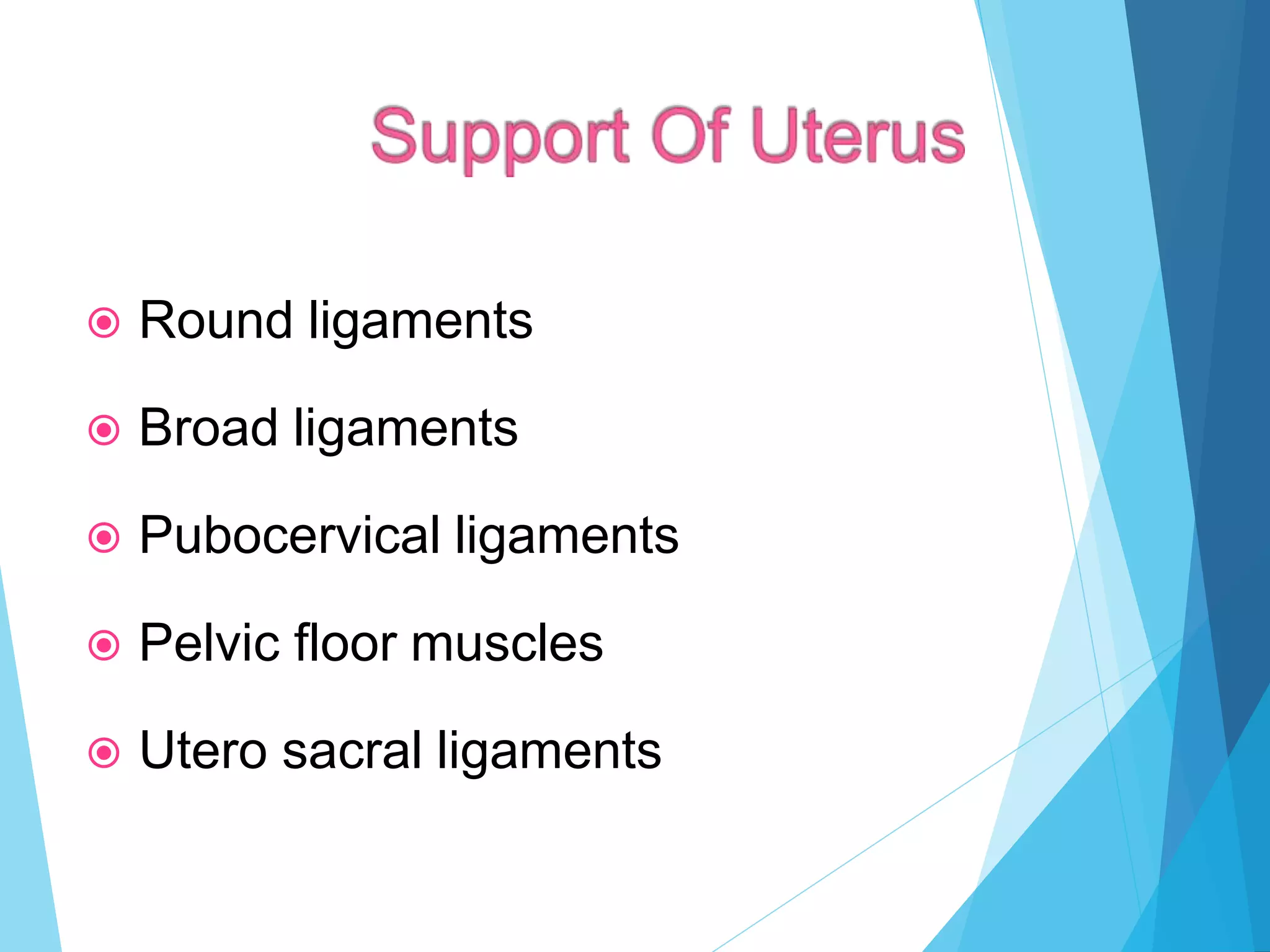 Displacement of uterus | PPTX