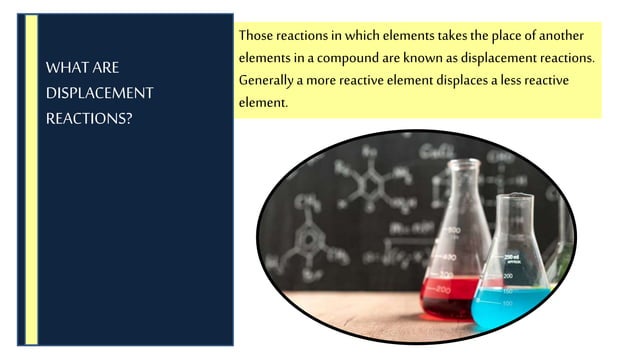 Displacement reactions | PPTX