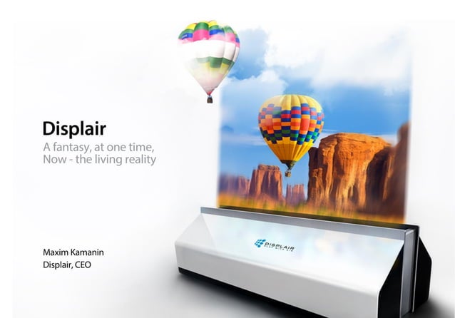 Displair - interactive air touch-screen | PPT