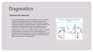 Displasia del desarrollo de cadera | PPTX
