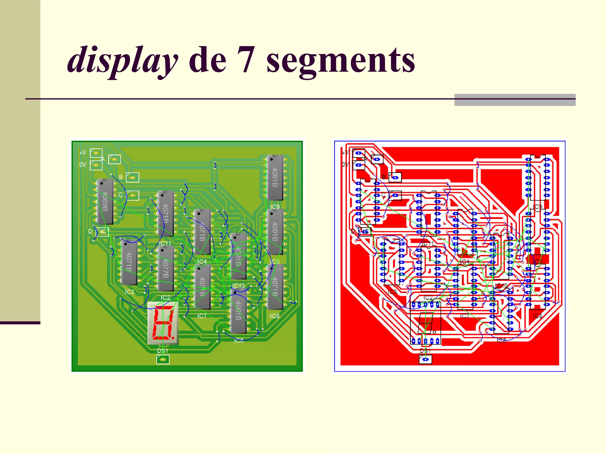 Display De 7 Segments | PPT | Technology & Computing