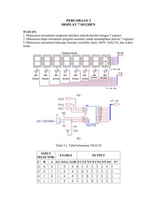 Display 7 Segmen | DOC