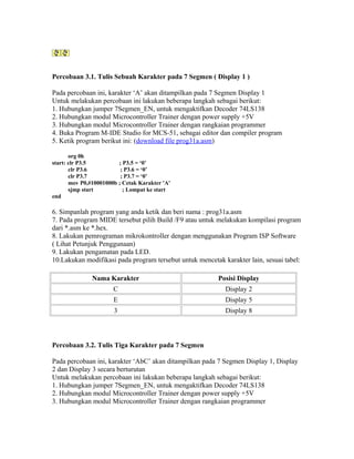 Display 7 Segmen | PDF