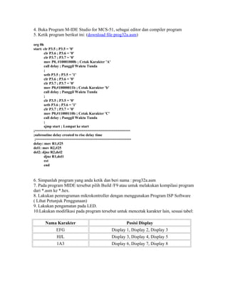 Display 7 Segmen | PDF