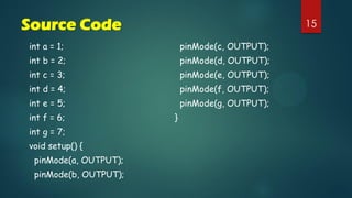 Display a Character on a 7 Segment Display | PPT