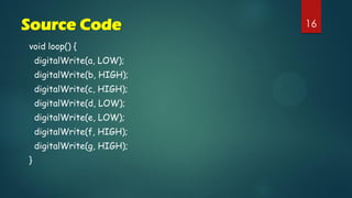 Display a Character on a 7 Segment Display | PPT