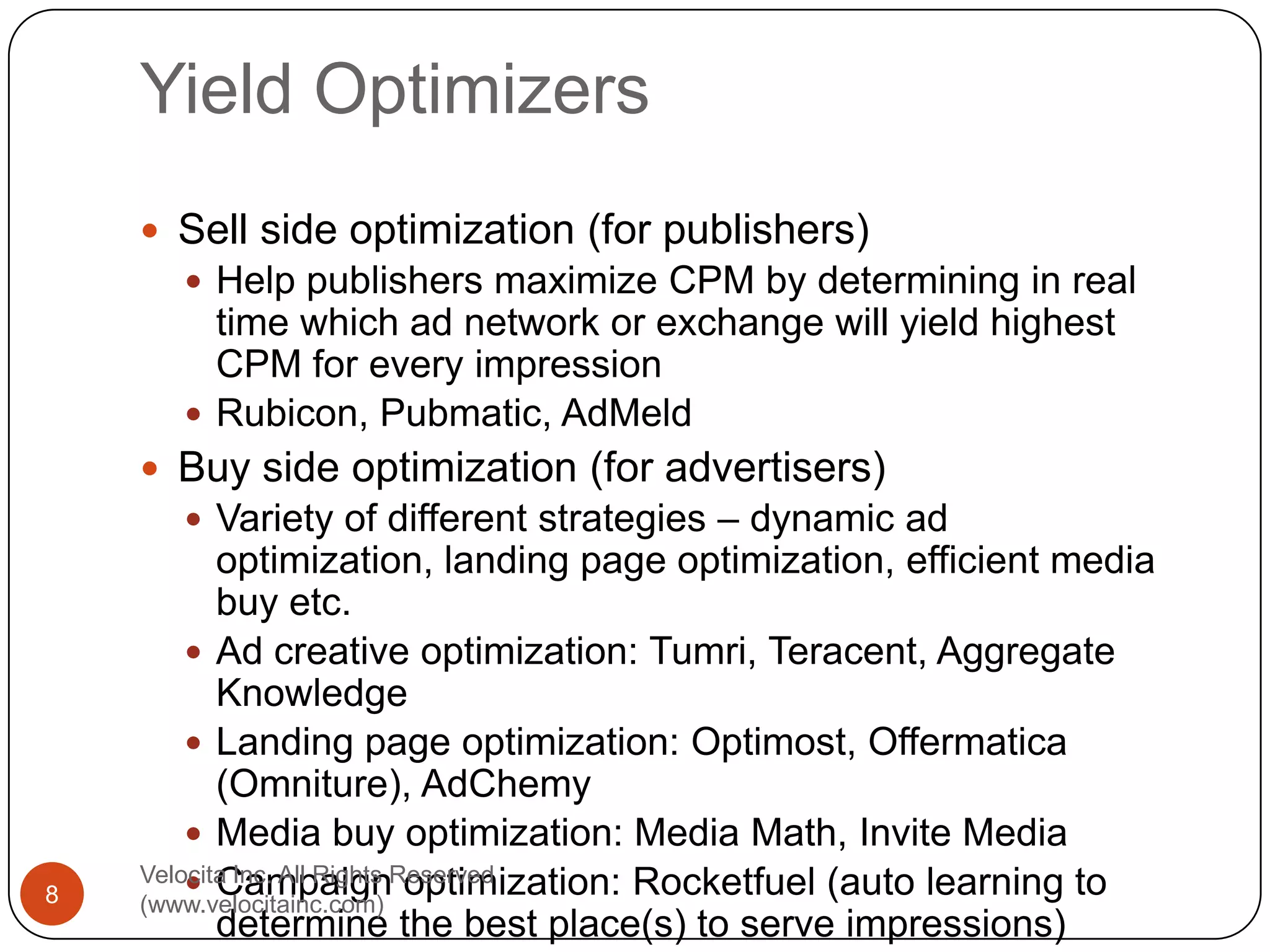 Display Ad Landscape : Evolution, Terminology, Technologies and Players ...