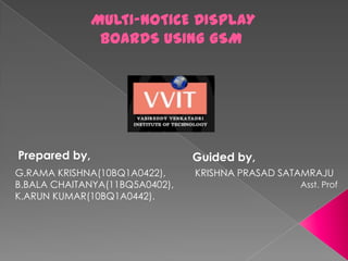 Digital Notice Board