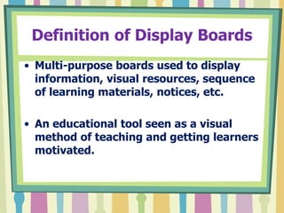 Poster Board Definition