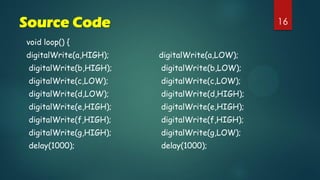 Display Characters of a String one by One on a 7 Segment Display | PDF
