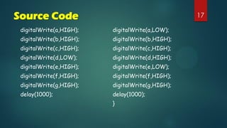Display Characters of a String one by One on a 7 Segment Display | PDF