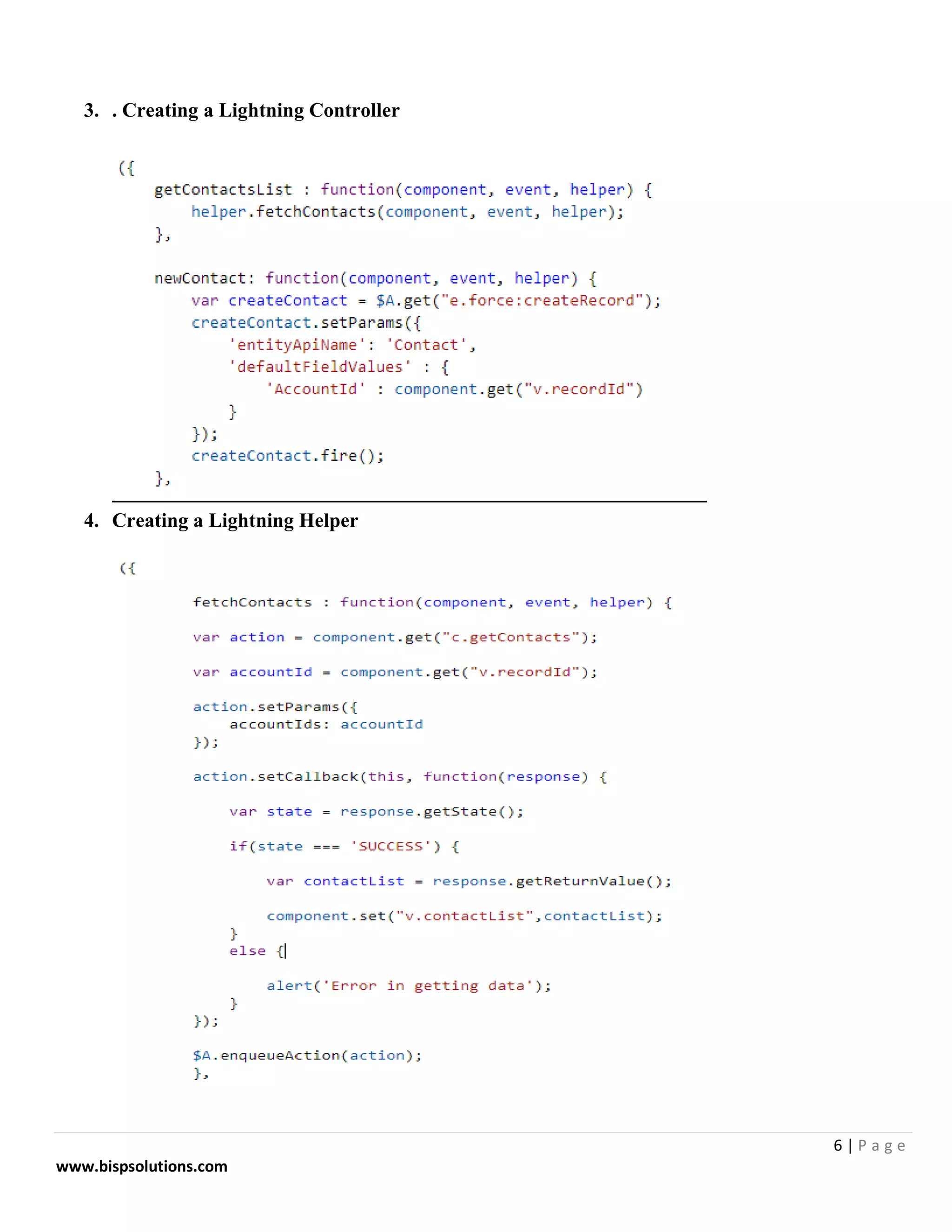 Display contact using aura and Ligtning components (apex and visualforce) converted | PDF