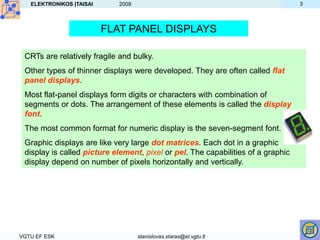 Display devices | PPT
