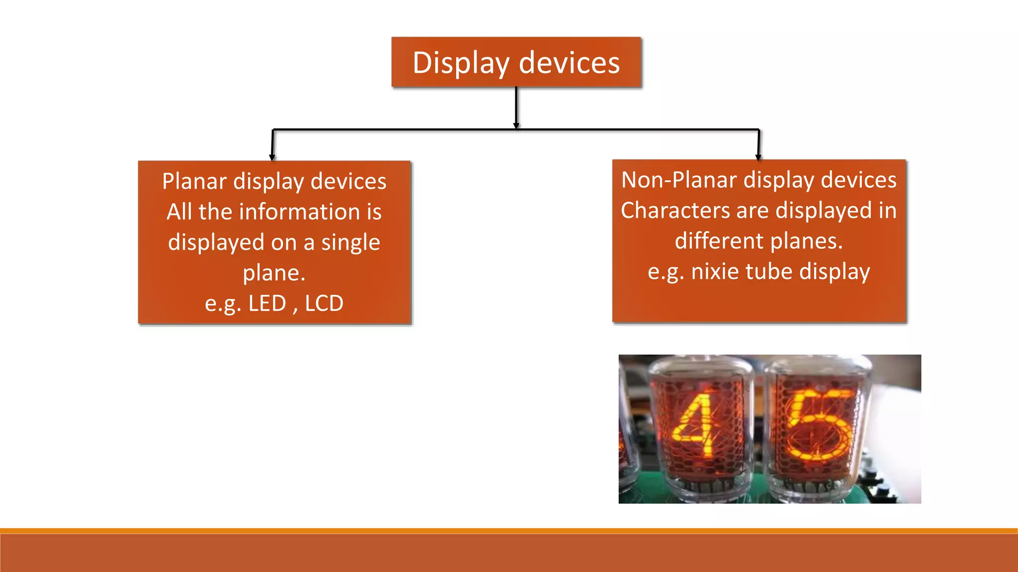 Display devices and data loggers | PPTX