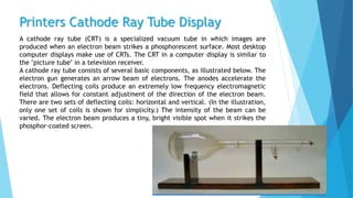 Display devices and printers | PPTX