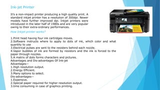 Display devices and printers | PPTX