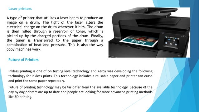 Display devices and printers | PPTX