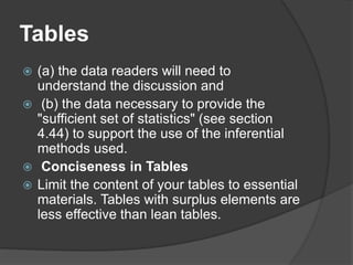 Displaying results APA Style | PPTX