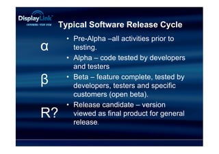 Display Link Release Management | PDF | Operating Systems | Computer Software and Applications