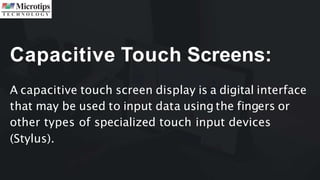 Display modules used in interactive displays in retail establishments- Microtips technology | PPTX