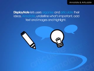 DisplayNote Overview | PPSX