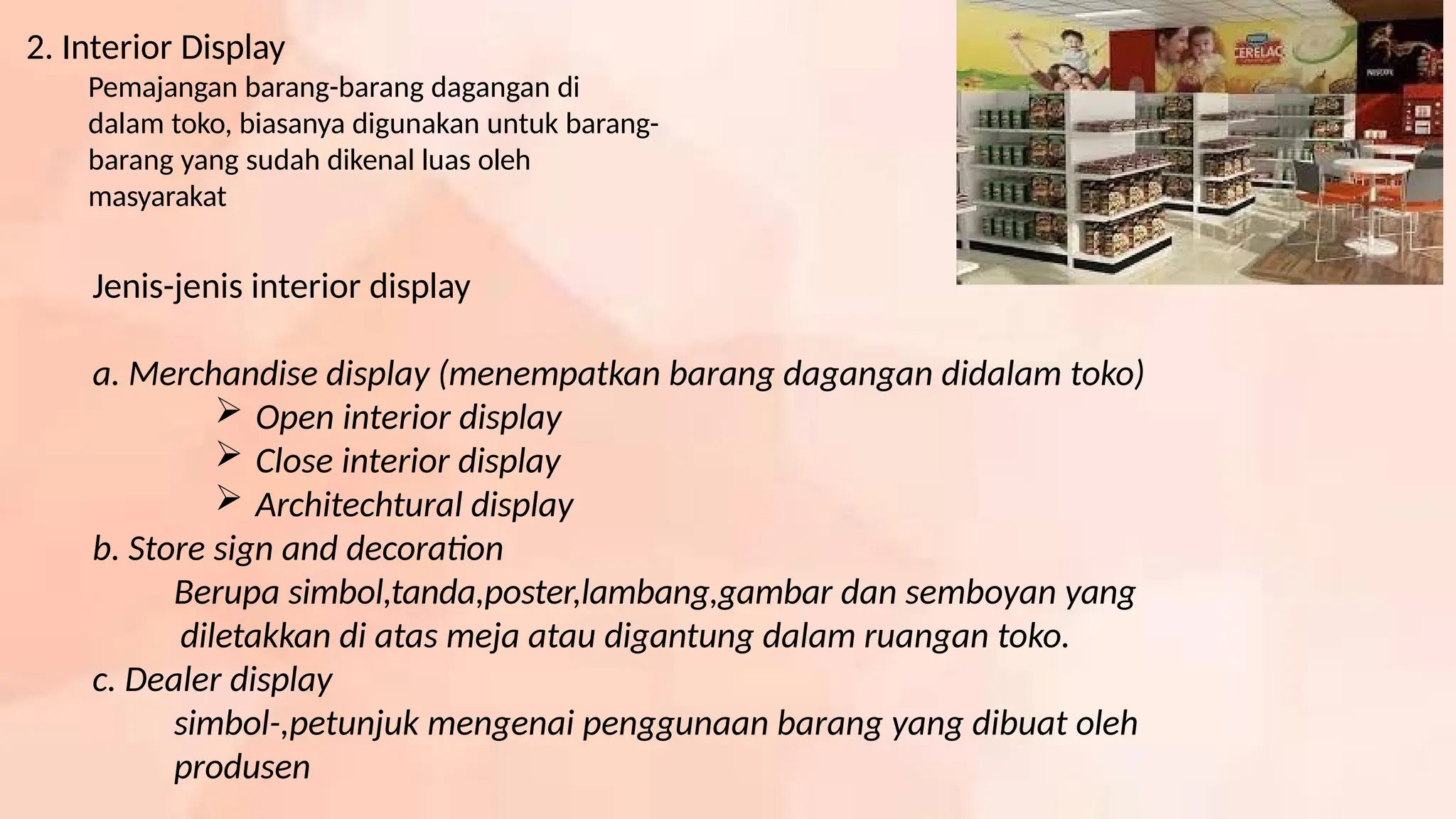 Display Produk dalam strategi marketing visual merchandising | PPT