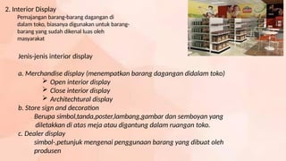 Display Produk dalam strategi marketing visual merchandising | PPT