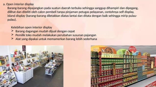 Display Produk dalam strategi marketing visual merchandising | PPT
