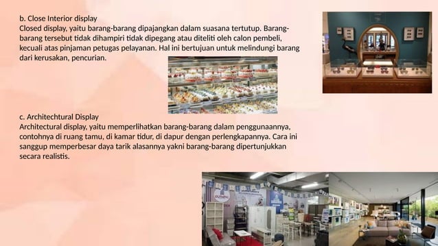 Display Produk dalam strategi marketing visual merchandising | PPT