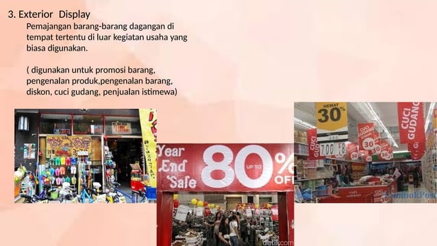 Display Produk dalam strategi marketing visual merchandising | PPT
