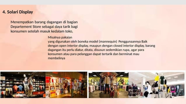 Display Produk dalam strategi marketing visual merchandising | PPT