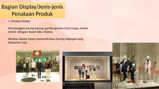Display Produk dalam strategi marketing visual merchandising | PPT