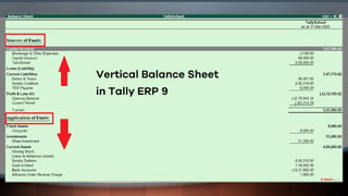Display reports in tally | PPTX