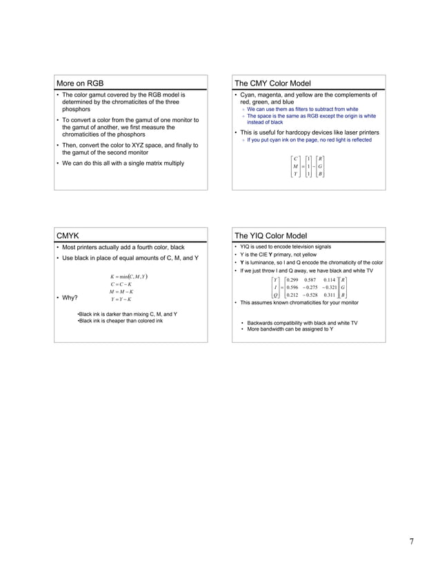 Displays and color system in computer graphics(Computer graphics tutorials) | PDF