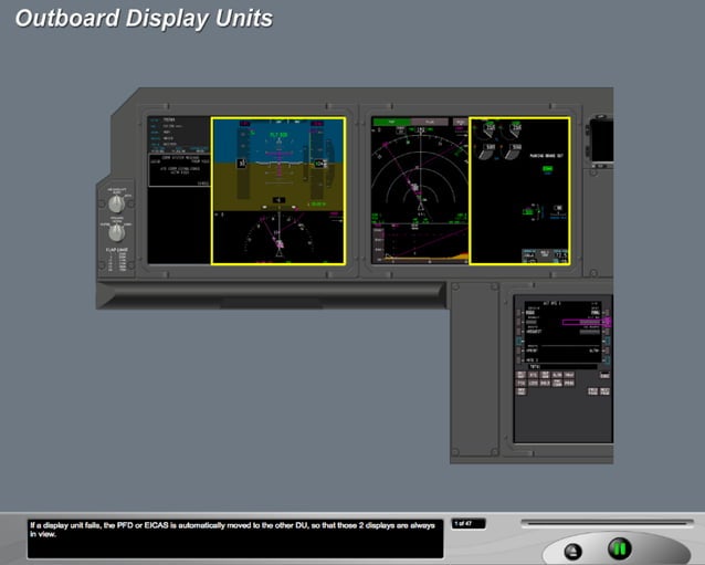 B787 Displays - PFD & EICAS