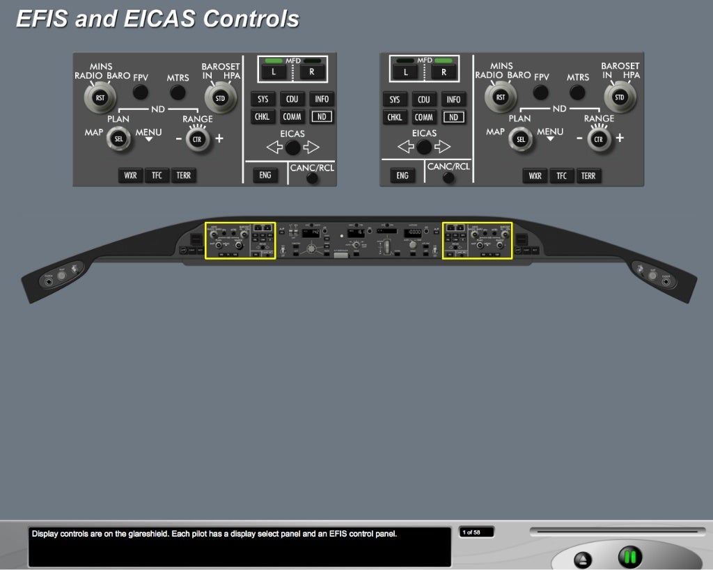 B787 Displays - PFD & EICAS