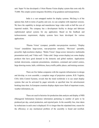 Di splay systems | DOC | Consumer Electronics | Technology & Computing