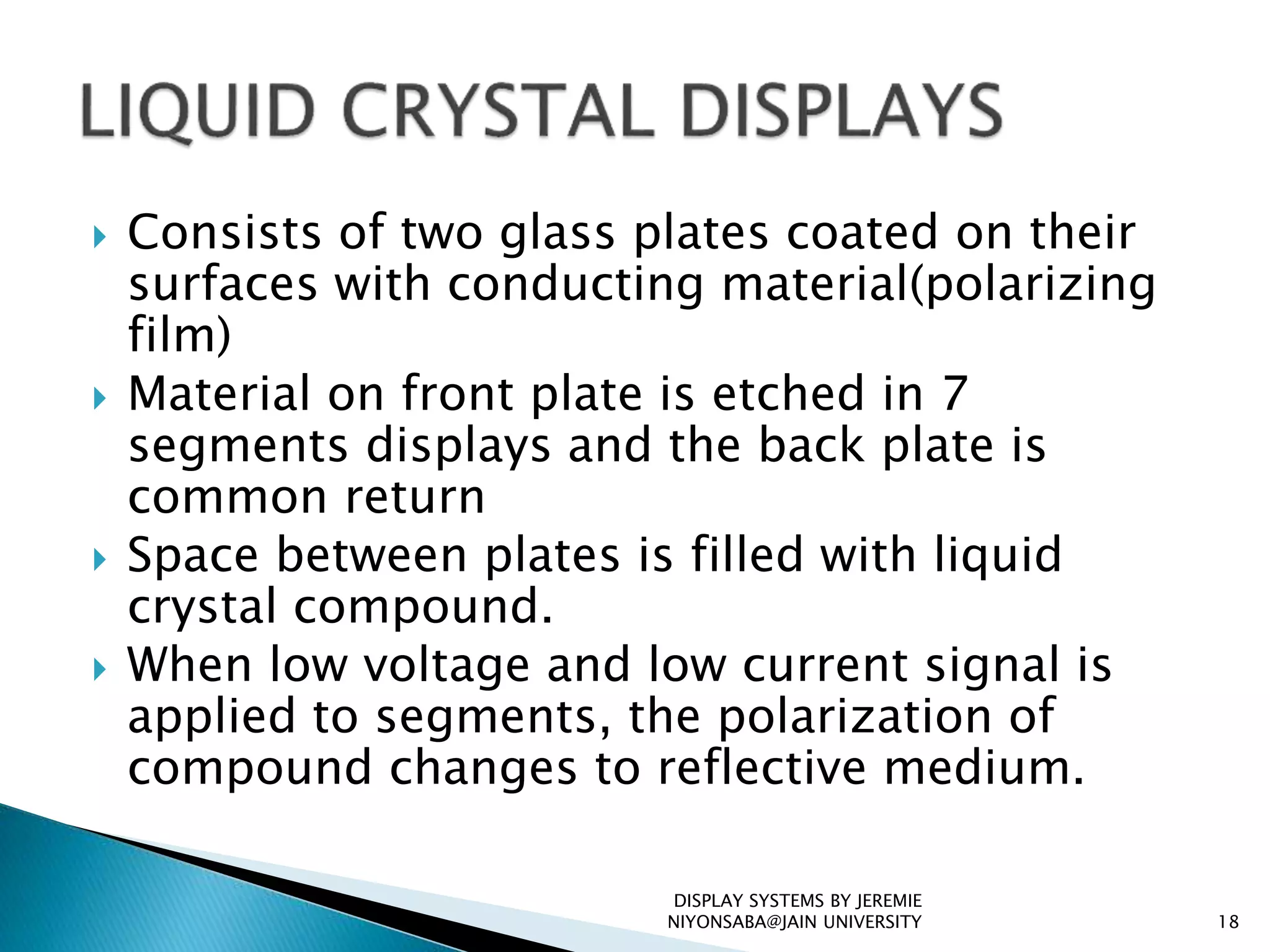 Display systems used in avionics | PPTX