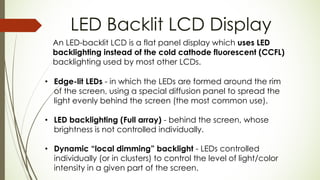 Display technologies | PPTX