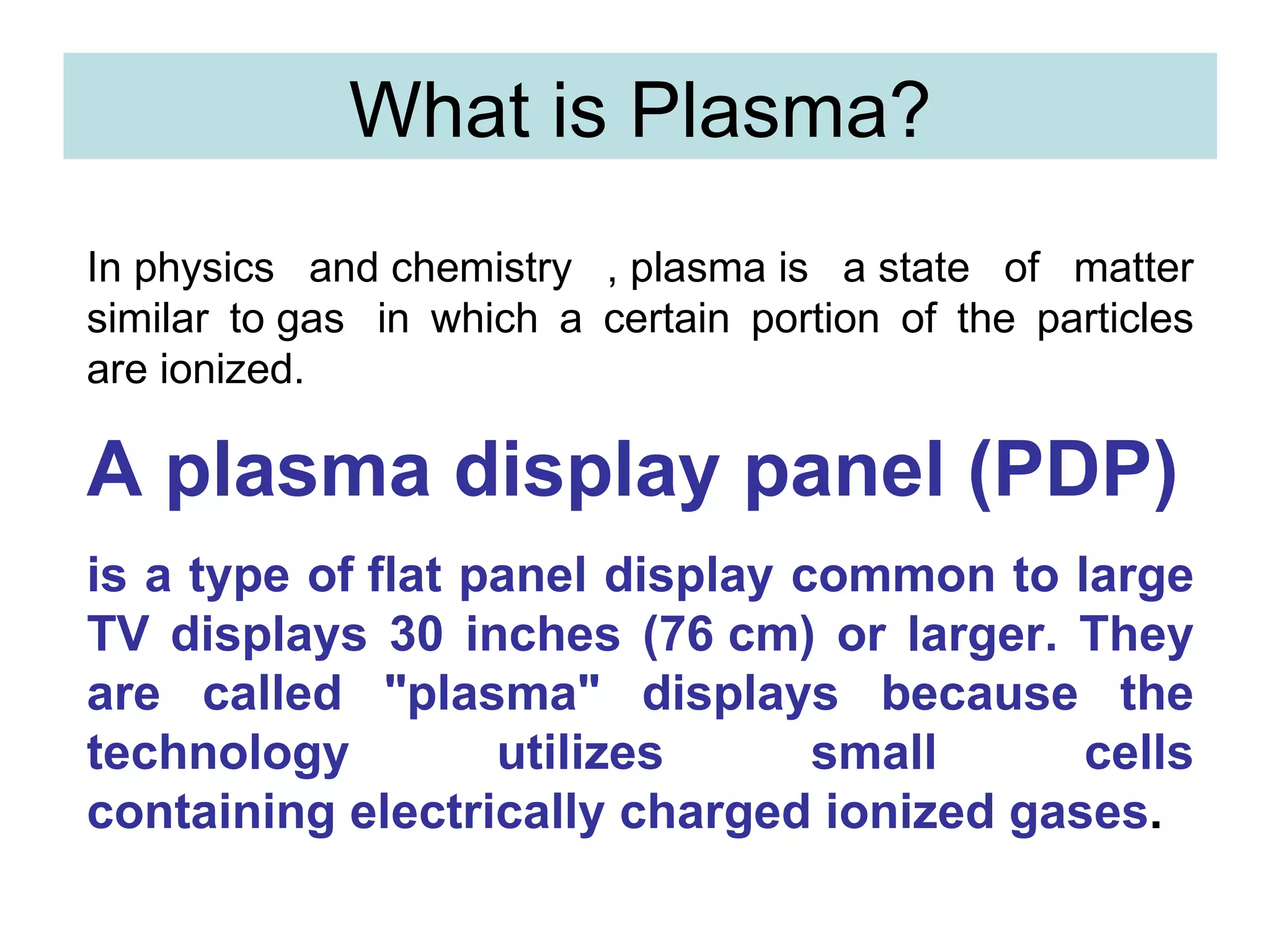 Display Technology Comparison | PPS | Technology & Computing