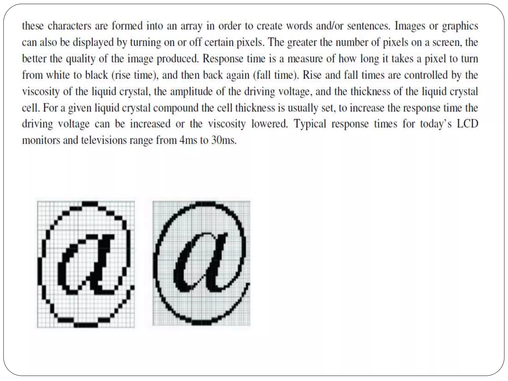 Display technology (LCD) BASICS | PPTX