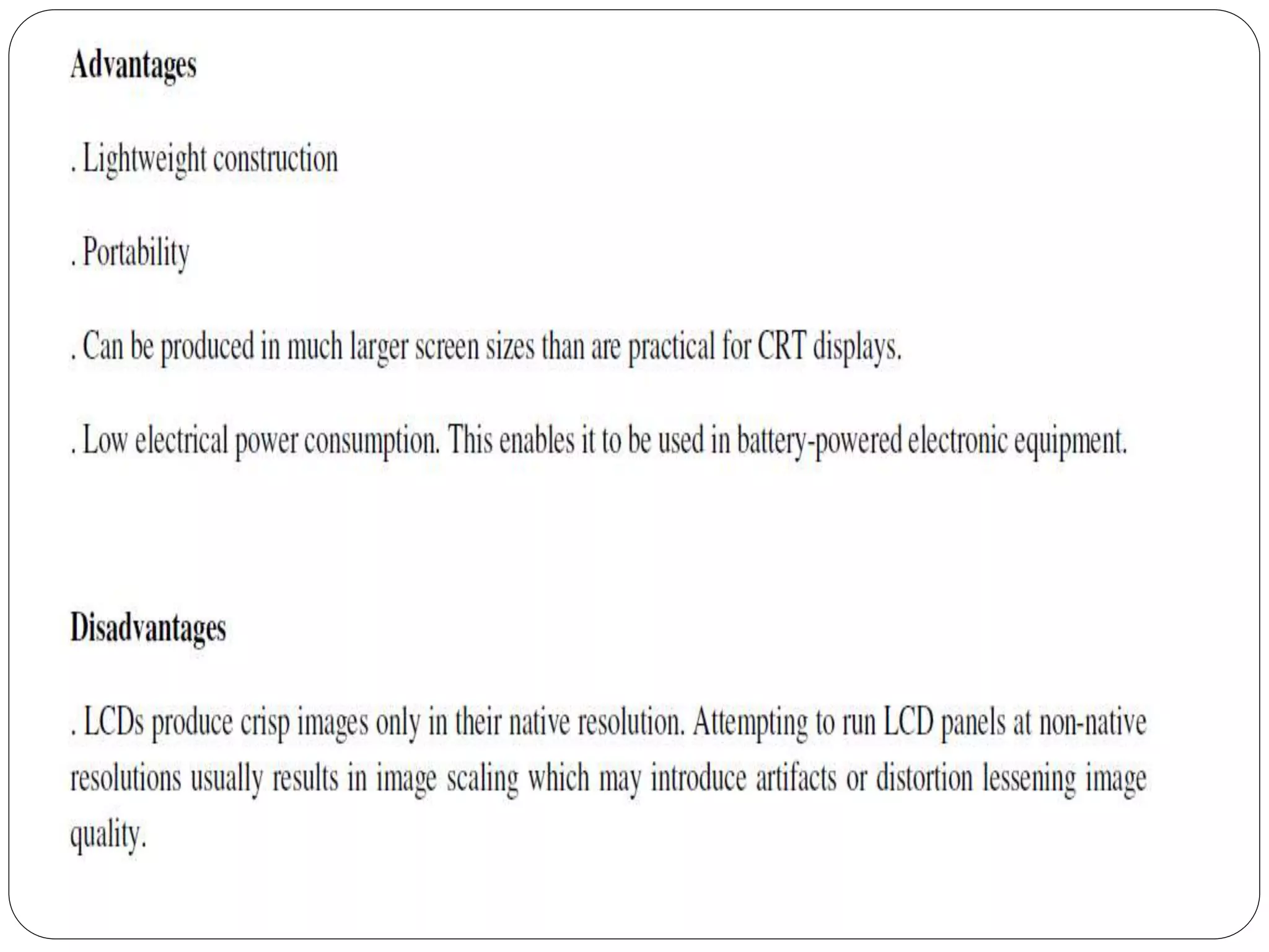 Display technology (LCD) BASICS | PPTX
