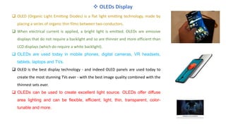 Display tech ppt | PPT